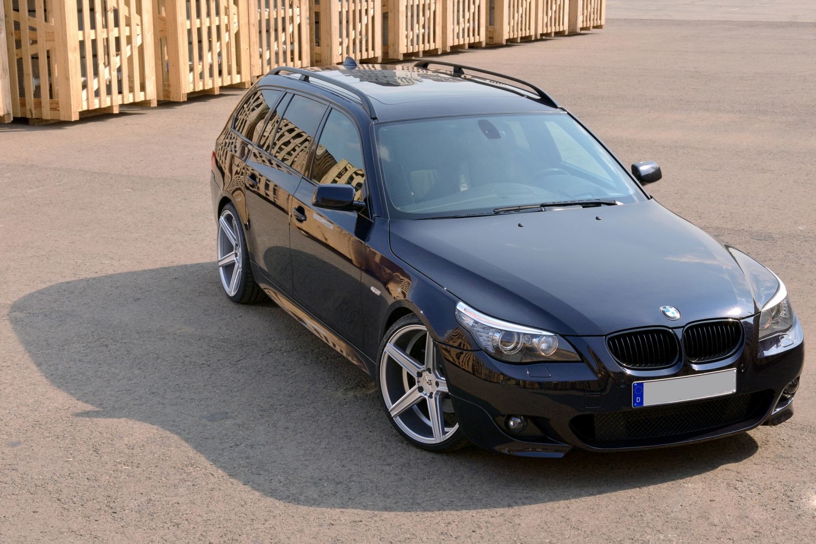 BMW 5er E60 - mbDESIGN KV1 9020 + 10520 Silber Poliert (2) - mbDESIGN ...
