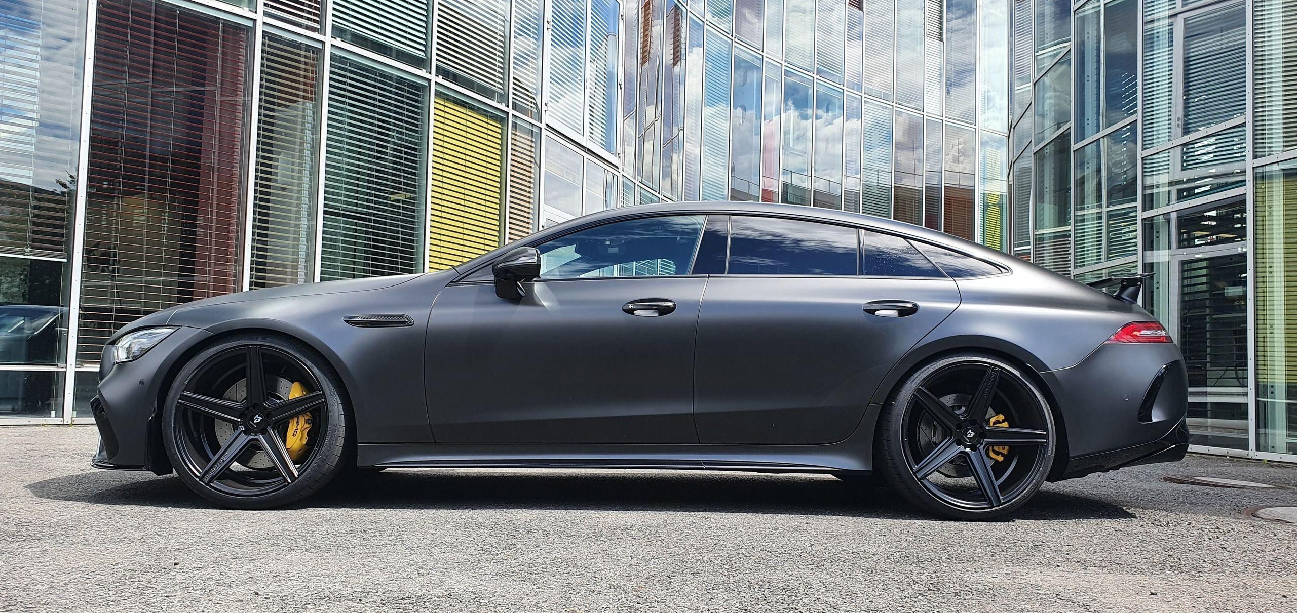 Mercedes-Benz AMG GT 4-Tuerer Coupe - Räder KV1 Schwarz matt - mbDESIGN ...